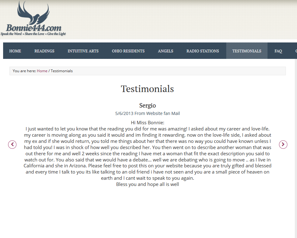 Miss Bonnie Revamp - JS Web Solutions